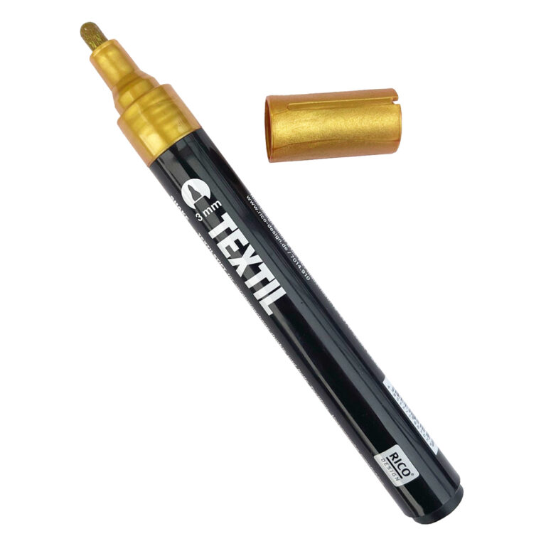 Markierstift für dunkle Textilien - wasserlöslich - weiß - DIY Stoffe