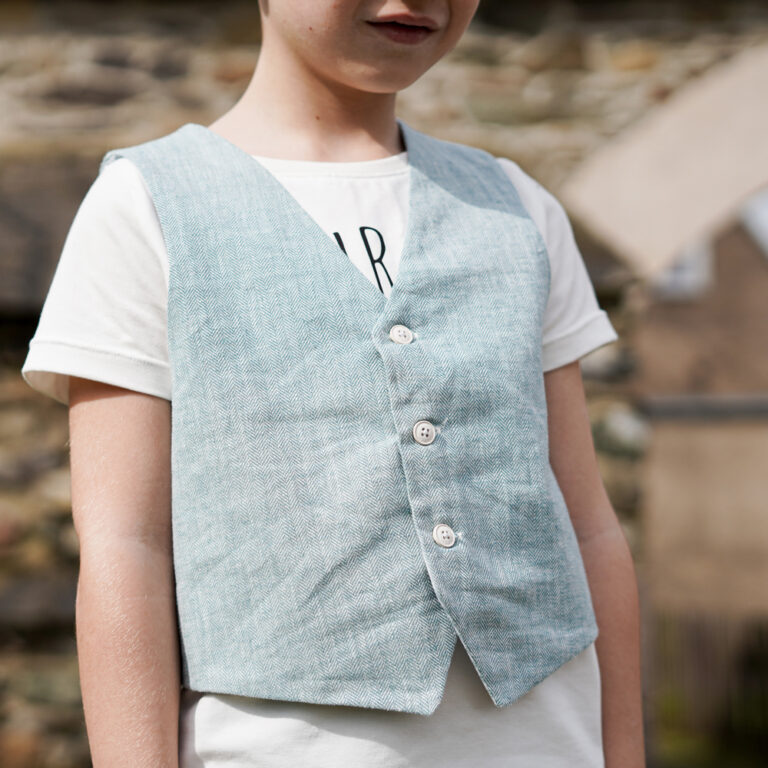 Weste Willi – Anleitung & Schnittmuster - DIY Stoffe