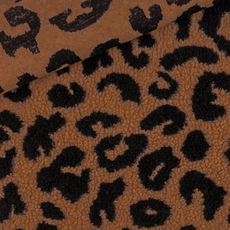 Teddyfleece - Leo - Zimt - DIY Stoffe
