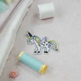 Einhorn - Patch - DIY Stoffe