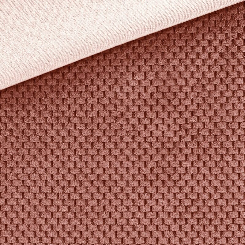 Velvet decorative fabric - structured - Dark Soft Blush - DIY fabrics