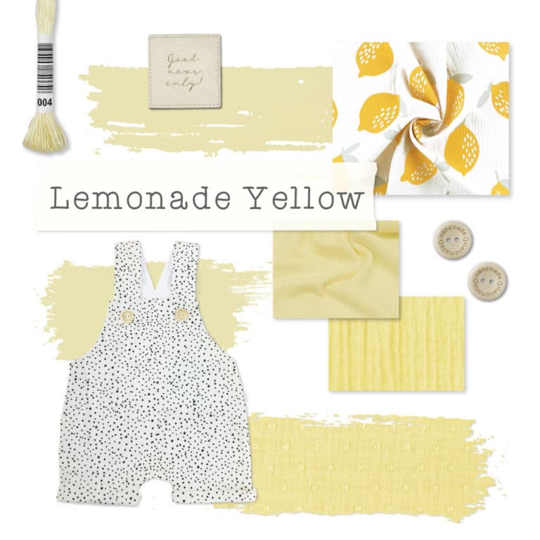 Farbpaket - Lemonade Yellow - DIY Stoffe
