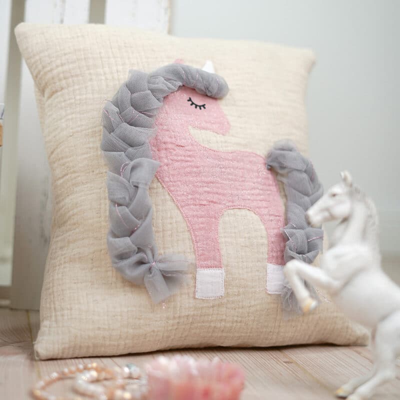 Kleines Einhorn - Applikationsvorlage inklusive Anleitung - DIY Stoffe