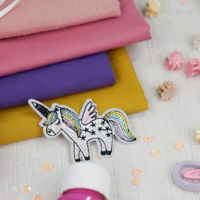 Einhorn - Patch - DIY Stoffe