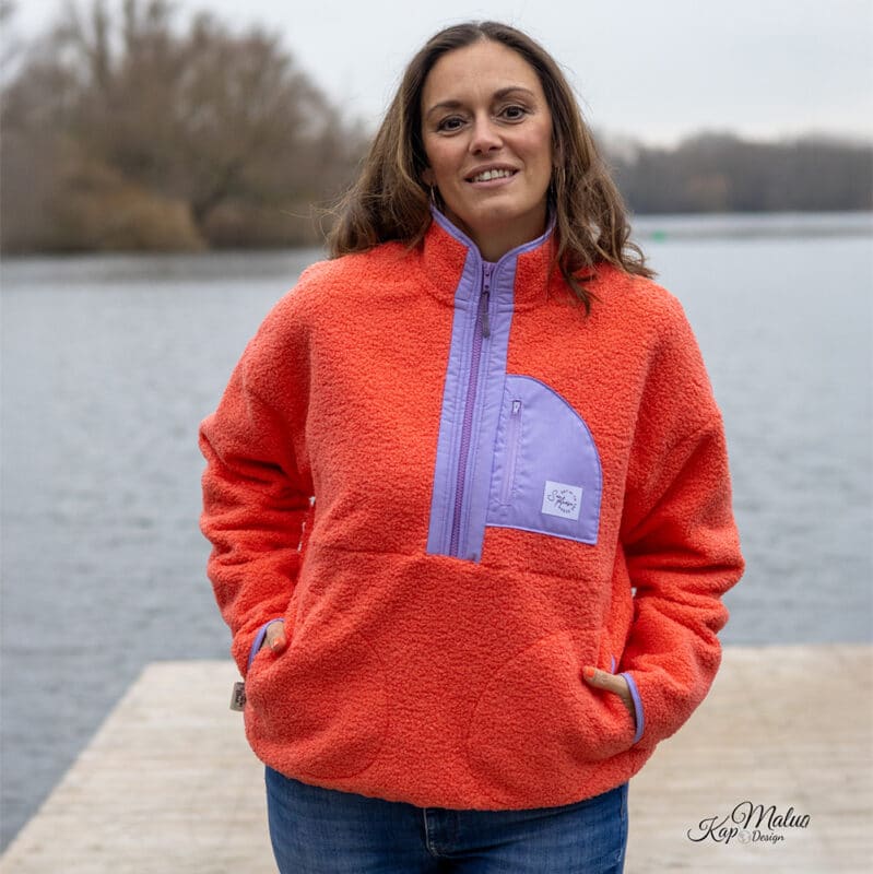 Double Face - Bouclé Teddy Fleece - Lavender - Leftovers - DIY Fabrics